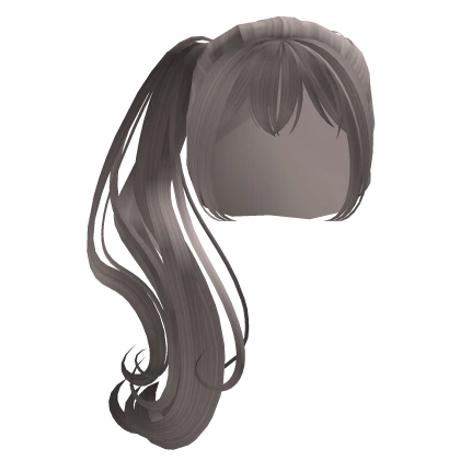 wispy shoujo side ponytail in platinum | Roblox Item - Rolimon's