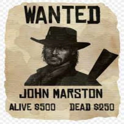 wanted poster rdr