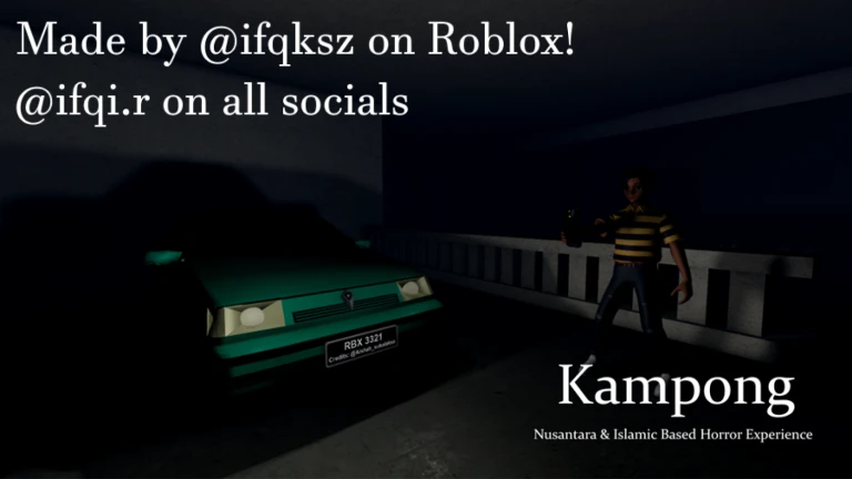 [x2 Vidas] Horror de Kampong - Roblox