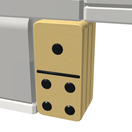 Domino Body R6 | Gold Black - Left Leg | Roblox Item - Rolimon's