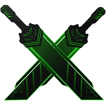Dual Sword of the Cyber Revolution - Green Neon | Roblox Item - Rolimon's