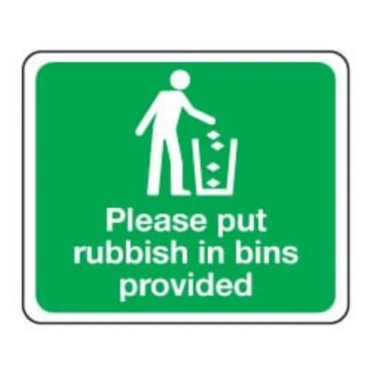 please-put-rubbish-in-bins-provided-sign