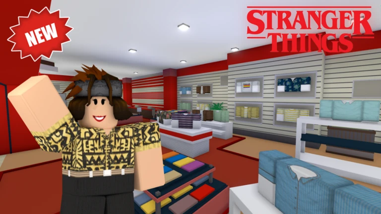 텔레케네시스 파워! Stranger Things Starcourt 몰 - Roblox