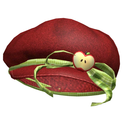 igari mori kei apple denim newsboy punk cap red | Roblox Item - Rolimon's