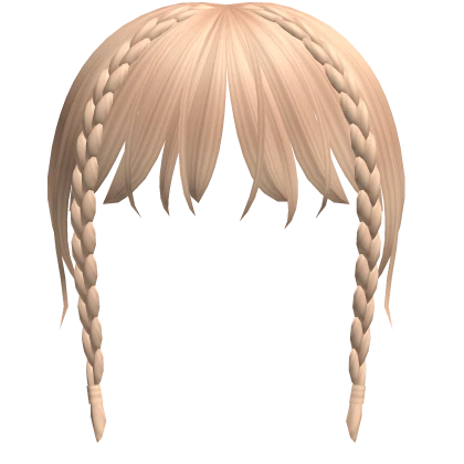 Preppy Bangs avec des tresses en blond - Roblox