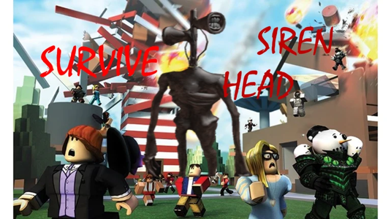 Natural Disaster Survive Siren Head old - Roblox