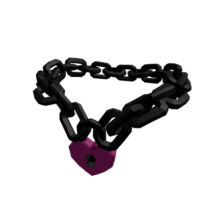 Emo Chain with heart [purple] | Roblox Item - Rolimon's