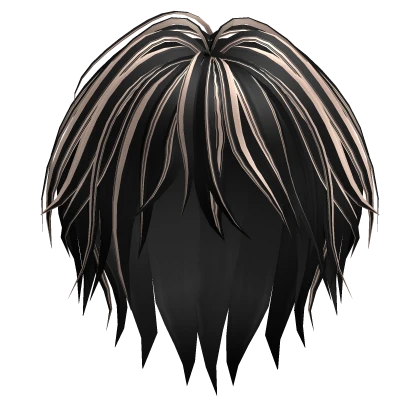 Flowy Layered Mod Cut (Black/Blonde) | Roblox Item - Rolimon's