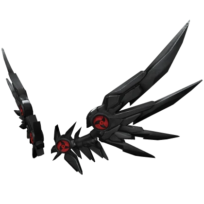 Cursed Wings: Black Uchiha Sharingan Wings | Roblox Item - Rolimon's