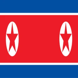 North Korea Flag Rectangle | Waterloo at Home