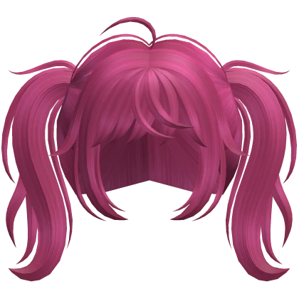 magenta pink messy y2k high pigtails hair | Roblox Item - Rolimon's
