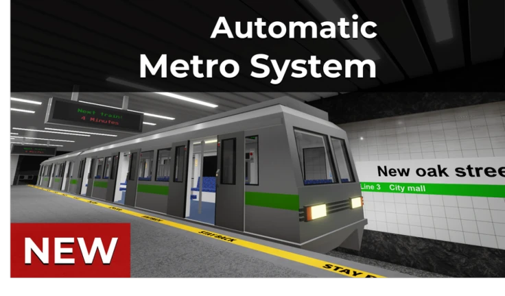 [Line 3] automatic metro/subway system - Roblox