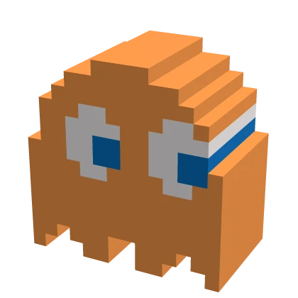 pac man ghost orange