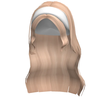 ปกคลุมศีรษะ Preppy Wavy สีบลอนด์ - Roblox