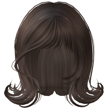 gaya rambut pendek girly girly coklat - Roblox