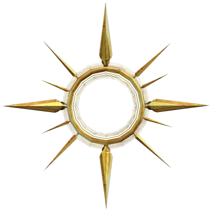 Golden Shiny Gothic Sun Halo | Roblox Item - Rolimon's