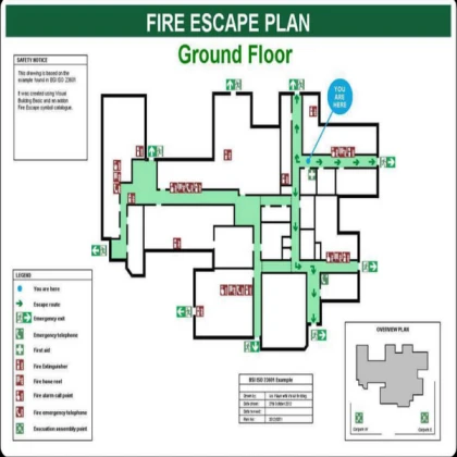 Fire escape plan