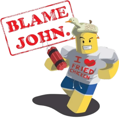 Blame John Without Background