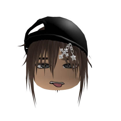 Spiky Hair w/ Cap Combo (Brown) | Roblox Item - Rolimon's