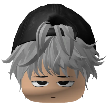 cute emo boy gray hair | Roblox Item - Rolimon's