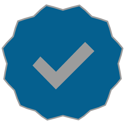 Insignia de Verificación Azul - Roblox