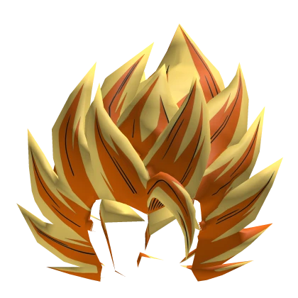 SSJ Gogeta Hair (Darker Color) - DBSB | Roblox Item - Rolimon's