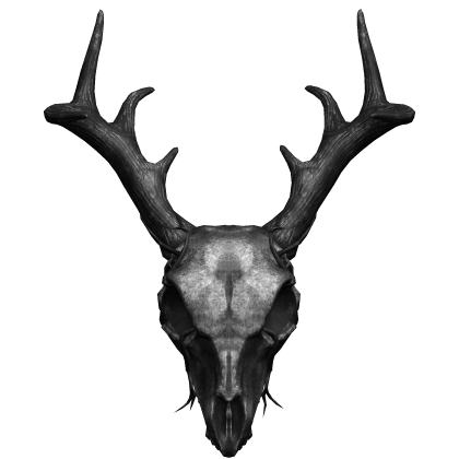 Topeng Tengkorak Rusa Gelap - Roblox