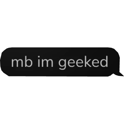 mb im geeked | Roblox Item - Rolimon's