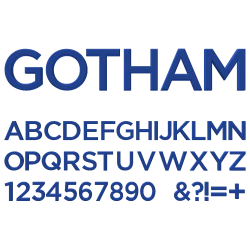 Gotham Mesh Letters