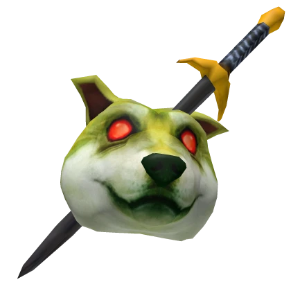[⌛🎃] Halloween Zombie Doge Head + Sword | Roblox Item - Rolimon's