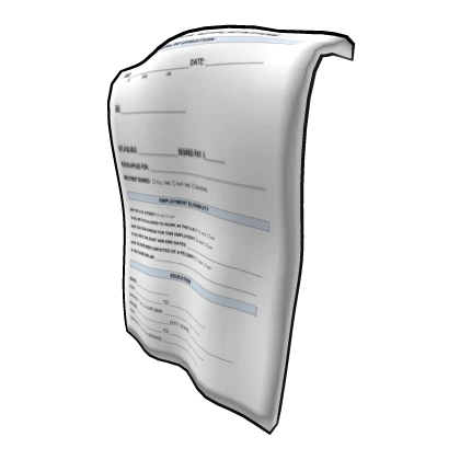 Job Application Cape | Roblox Item - Rolimon's