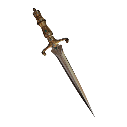 Ancient Medieval Golden Dagger Head Prop Roblox