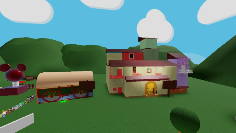 ฟาร์มยักษ์!) Mickey Mouse Clubhouse เล่นบทบาทสมมติ - Roblox