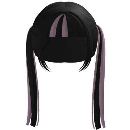 purple/black jirai kei kawaii twin-tails | Roblox Item - Rolimon's