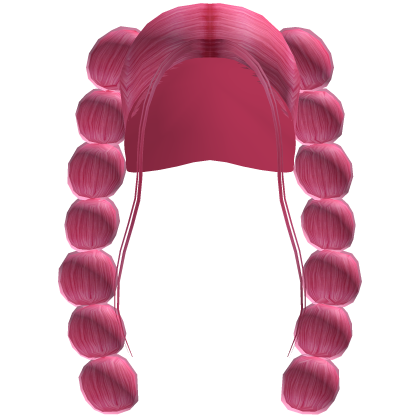 Braids ฟองอากาศสีชมพูร้อน - Roblox