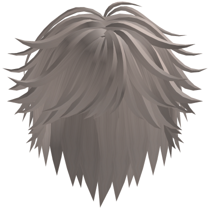 Pelo macho anime lindo esponjoso en marrón polvo - Roblox