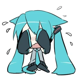 sad hatsune miku crying