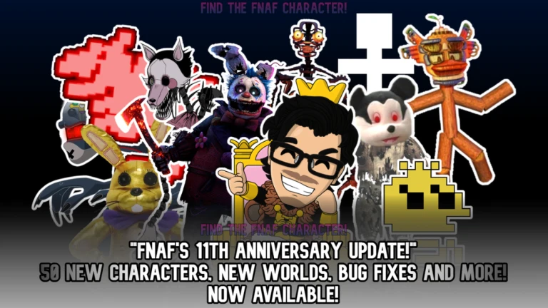 ( BUG FIXES) [1070] Find the FNAF Character! - Roblox