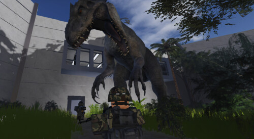 練 Paddock do Indominus rex - Roblox