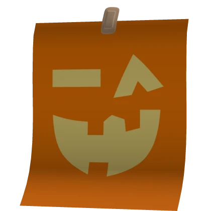 Pumpkin Sticky Note: Winky | Roblox Item - Rolimon's