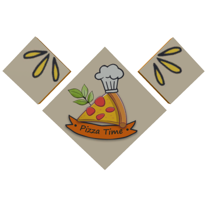 Caja de pizza (delante) - Roblox