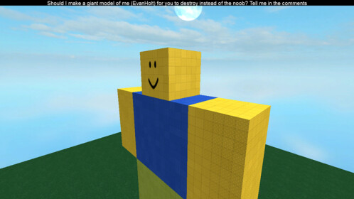 Hancurkan Noob Raksasa!!! - Roblox