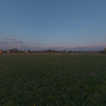 sunset over field sky (HD)