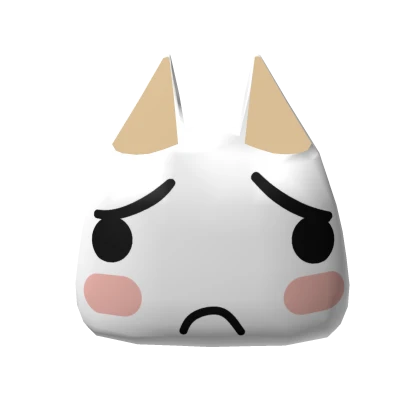 chibi sad cat