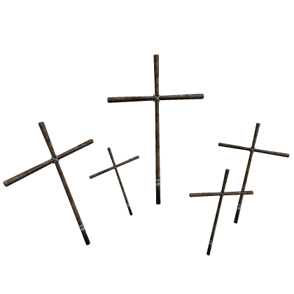 Haunted Wooden Crosses | Roblox Item - Rolimon's