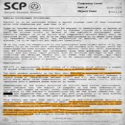 SCP Red Ice Document