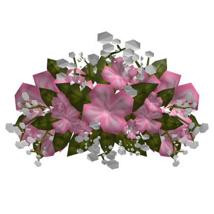 Corona de flores secreta de primavera en rosa - Roblox