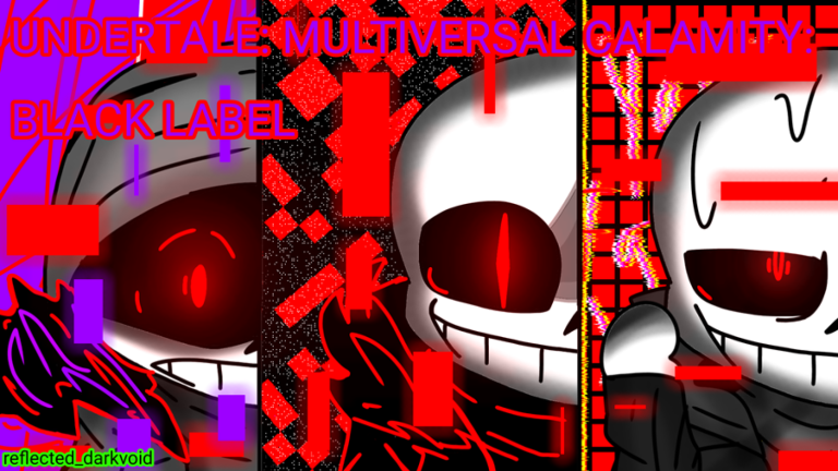 Calamidade Multiversal Undertale: Etiqueta Negra - Roblox