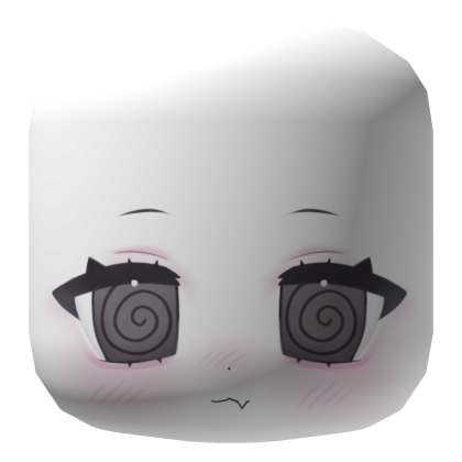 kawaii dizzy kitten 顔マスク - Roblox