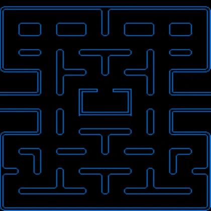 pac-man maze